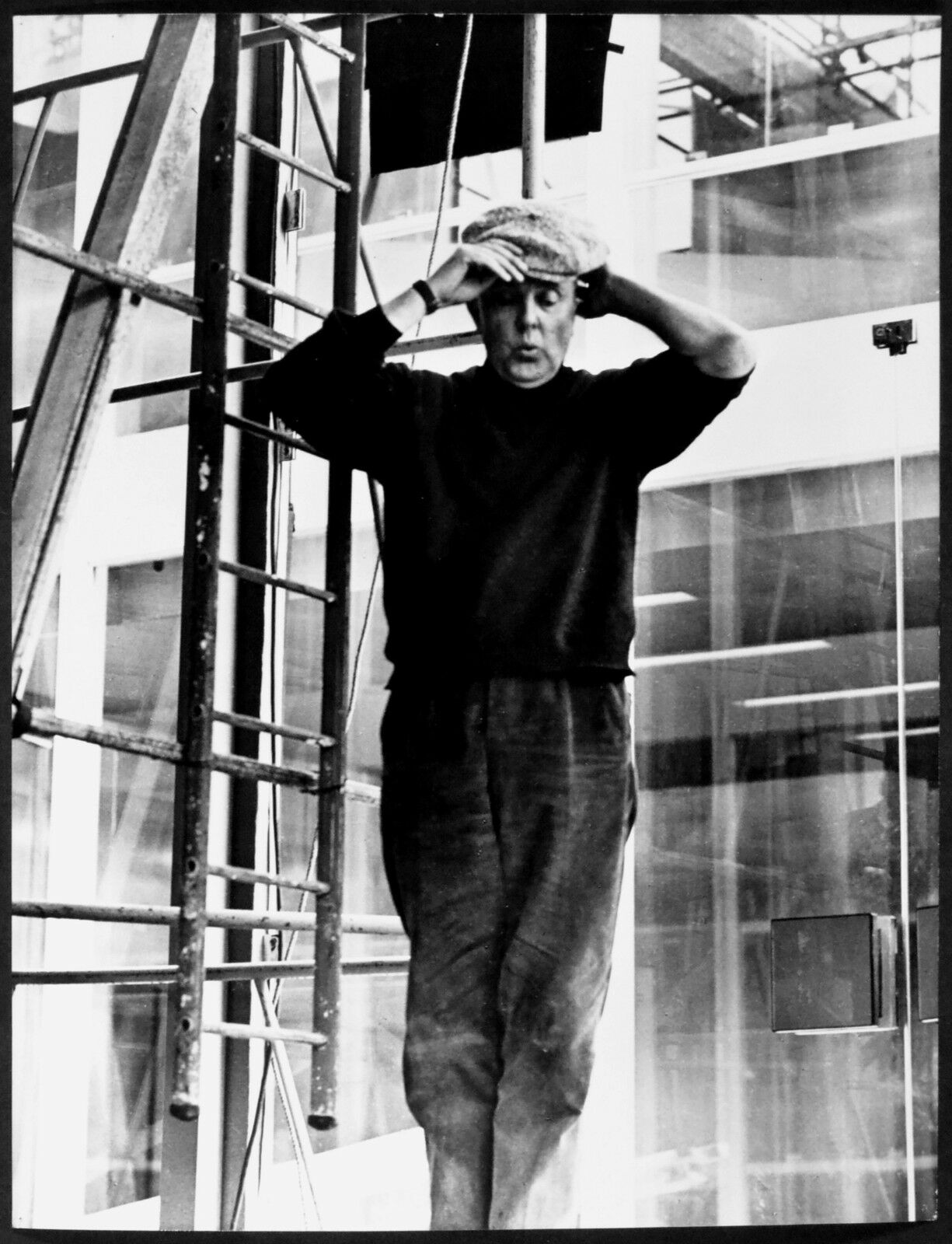 PLAYTIME | Original 9 3/8 inch x 7 1/4 inch Still of JACQUES TATI