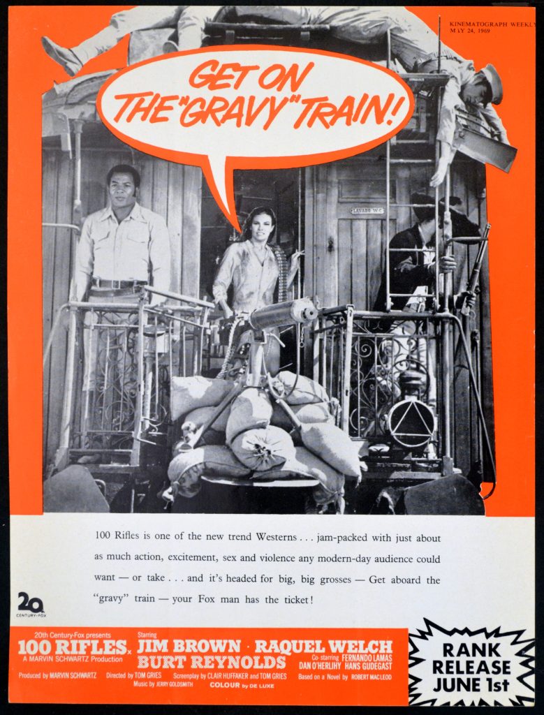 100 RIFLES | Rare Film Posters