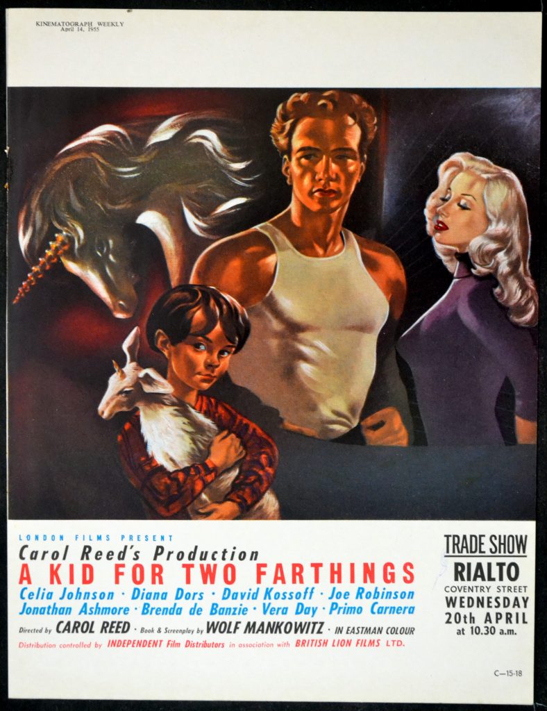 A KID FOR TWO FARTHINGS | Rare Film Posters