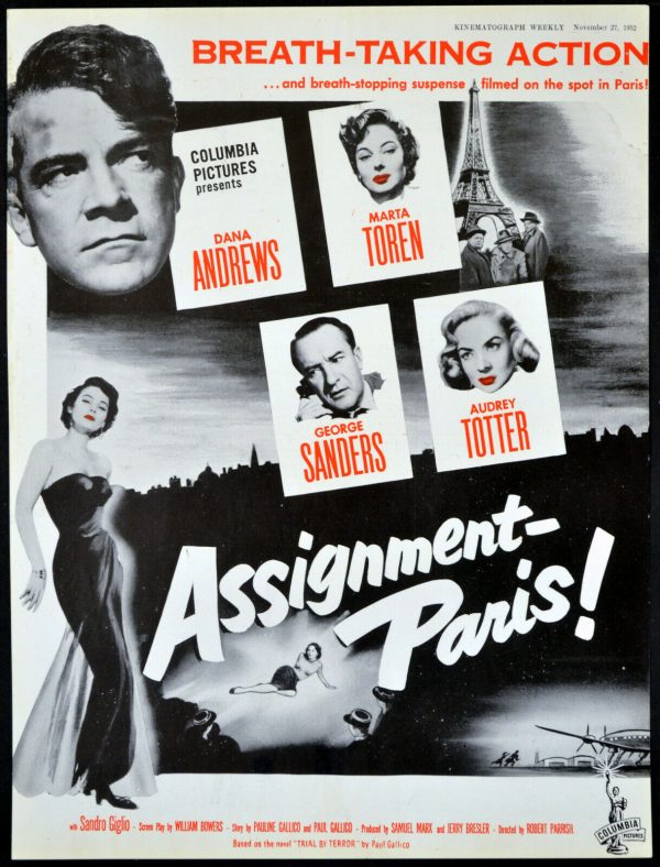 ASSIGNMENT - PARIS! | Rare Film Posters