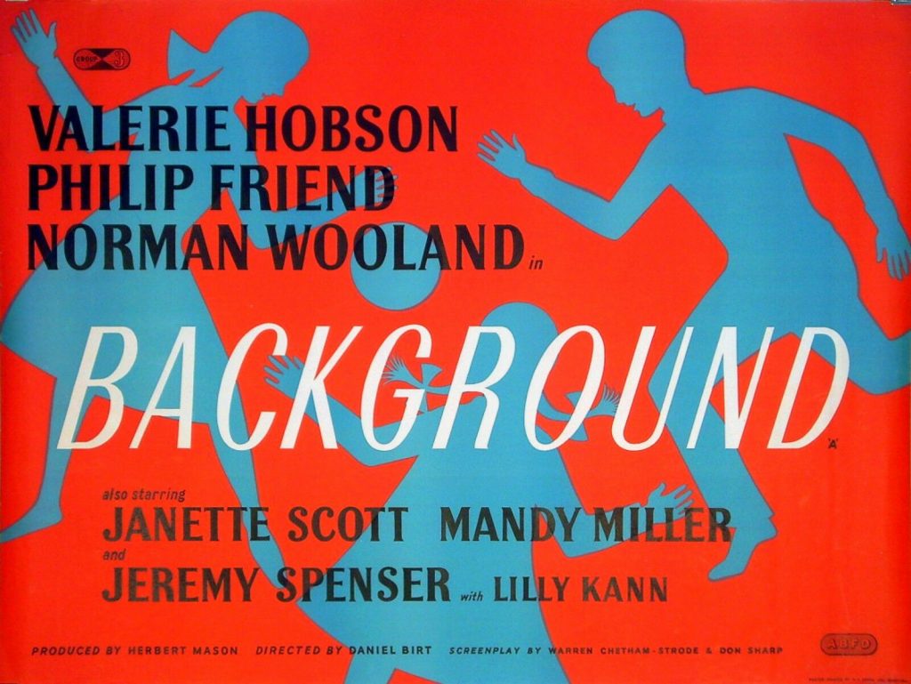 BACKGROUND | British 30 inch x 40 inch Quad Film Poster