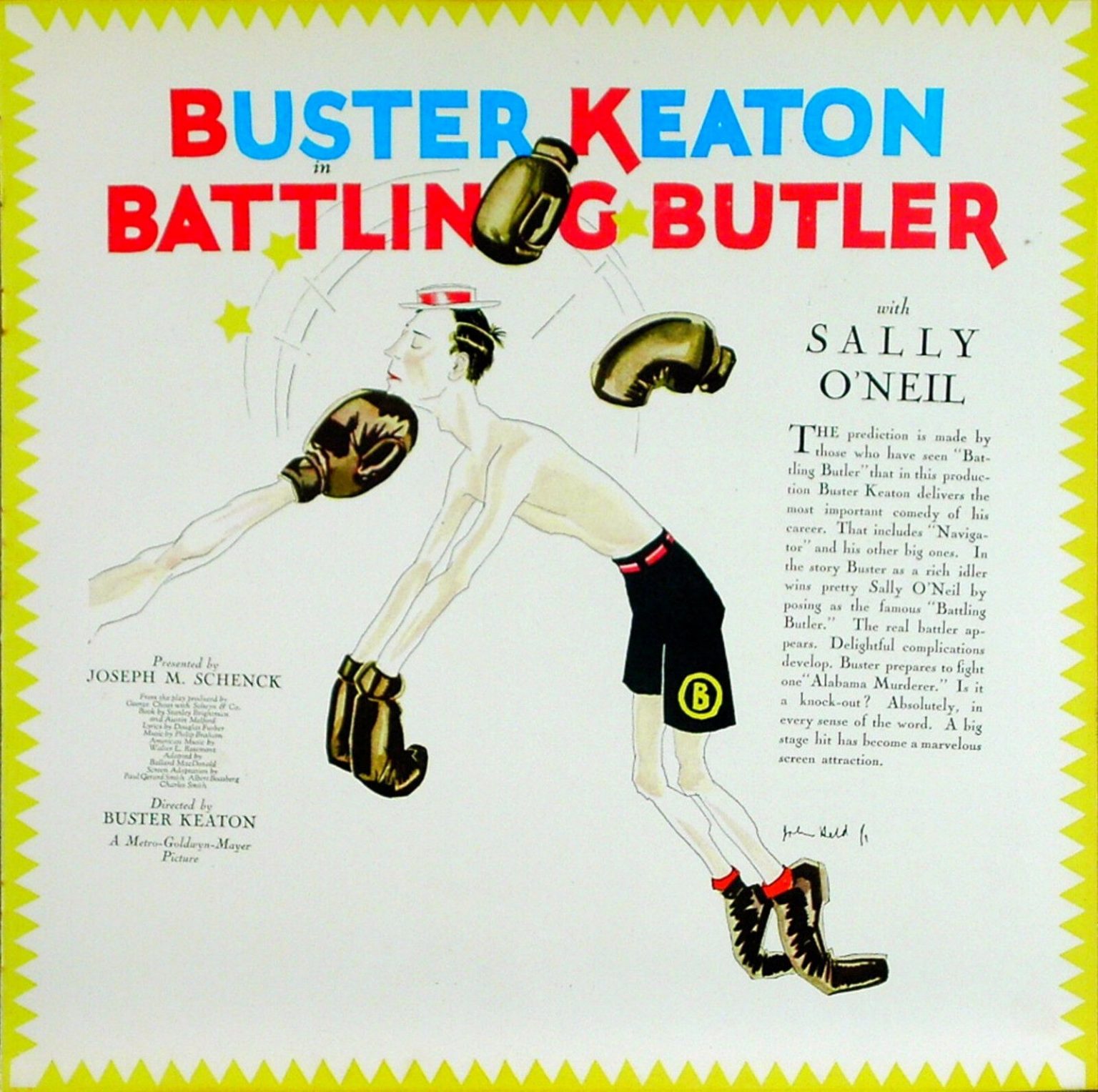 BATTLING BUTLER | U.S. Double-Sided MGM Advertisement