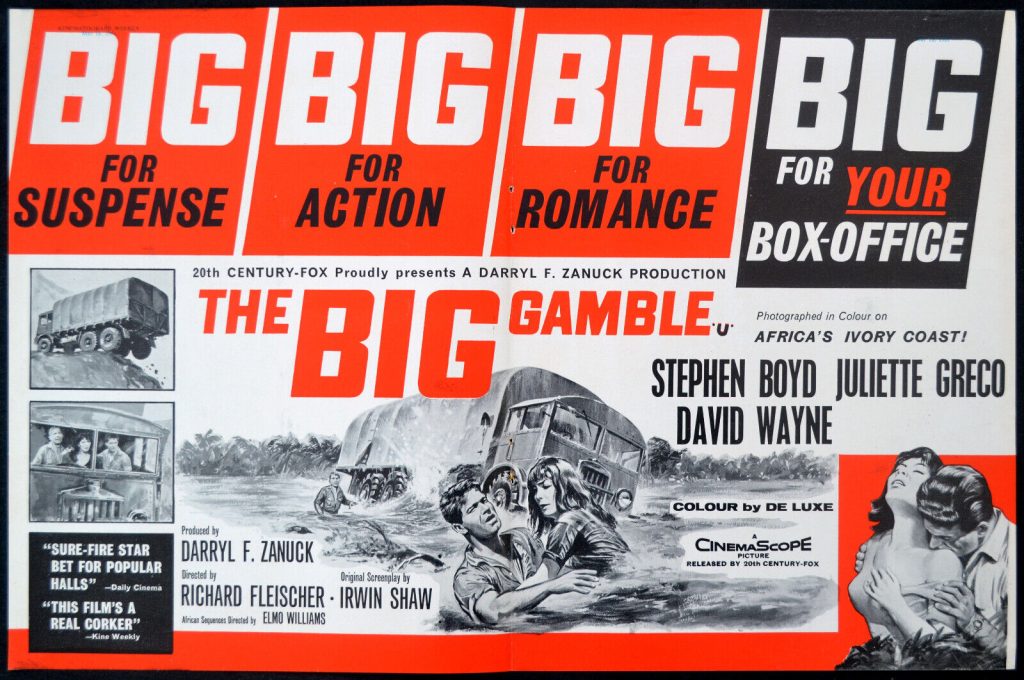BIG GAMBLE | Rare Film Posters