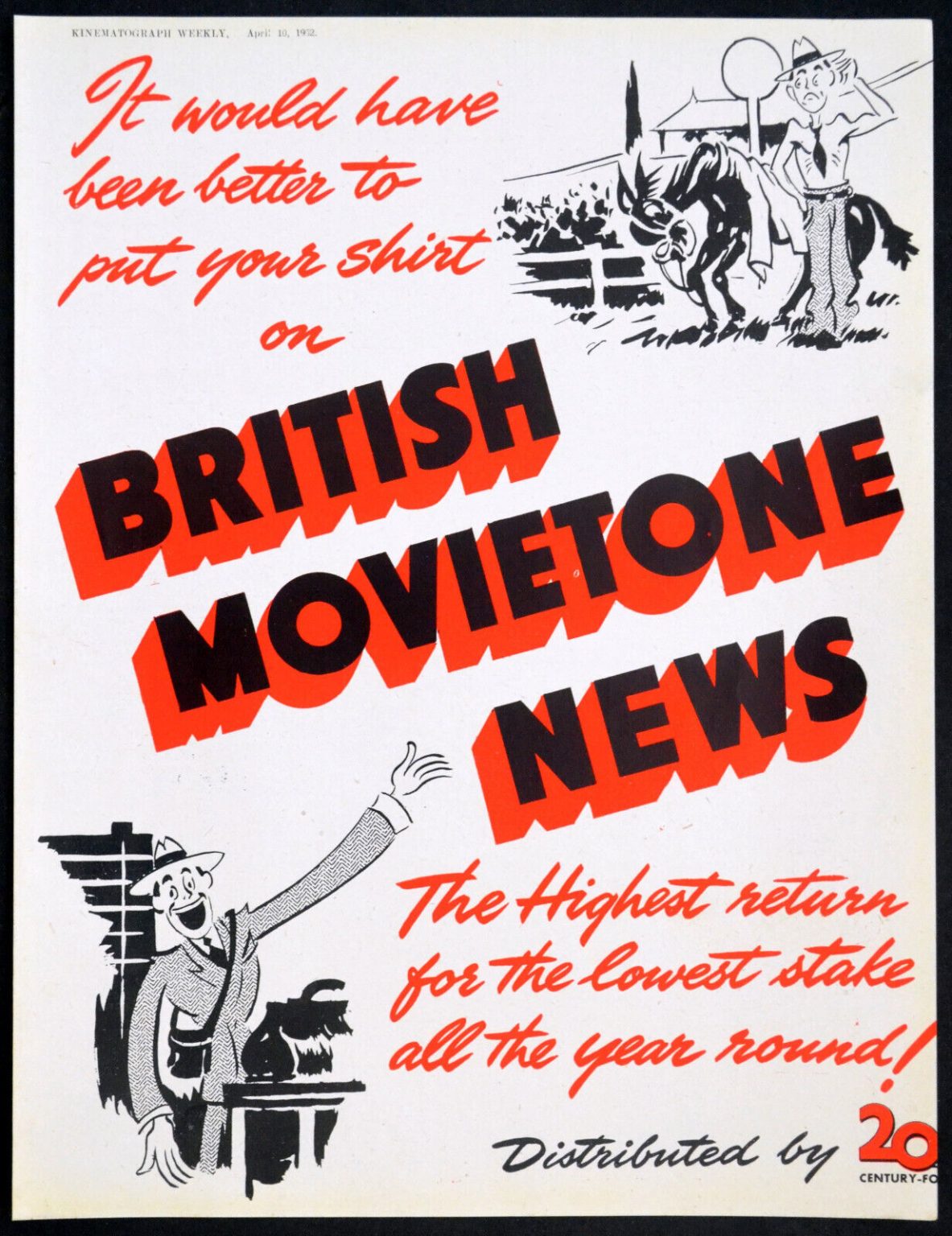 BRITISH MOVIETONE NEWS | Rare Film Posters