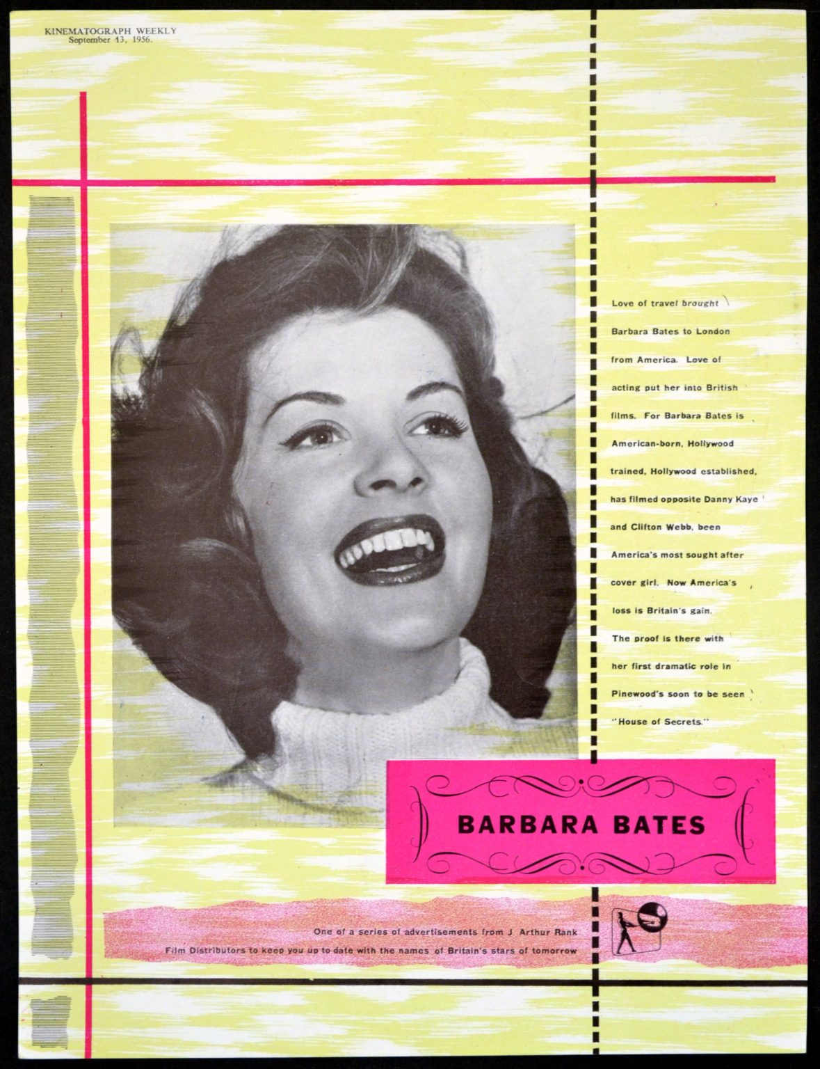 BARBARA BATES | Rare Film Posters