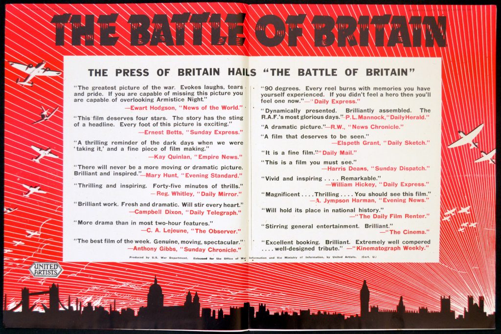 BATTLE OF BRITAIN | Rare Film Posters