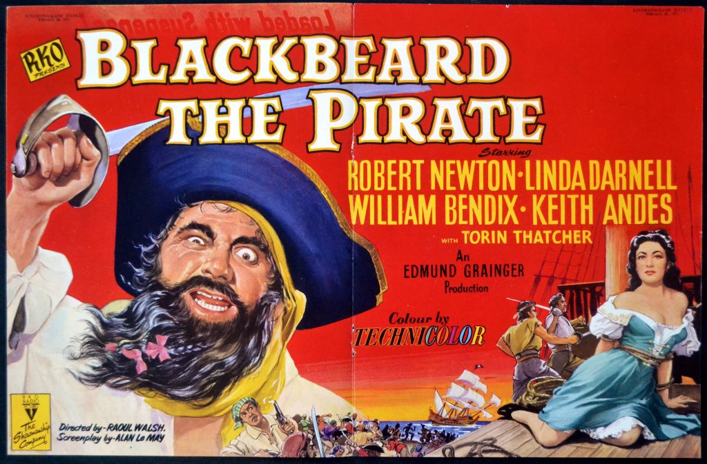 BLACKBEARD THE PIRATE | Rare Film Posters