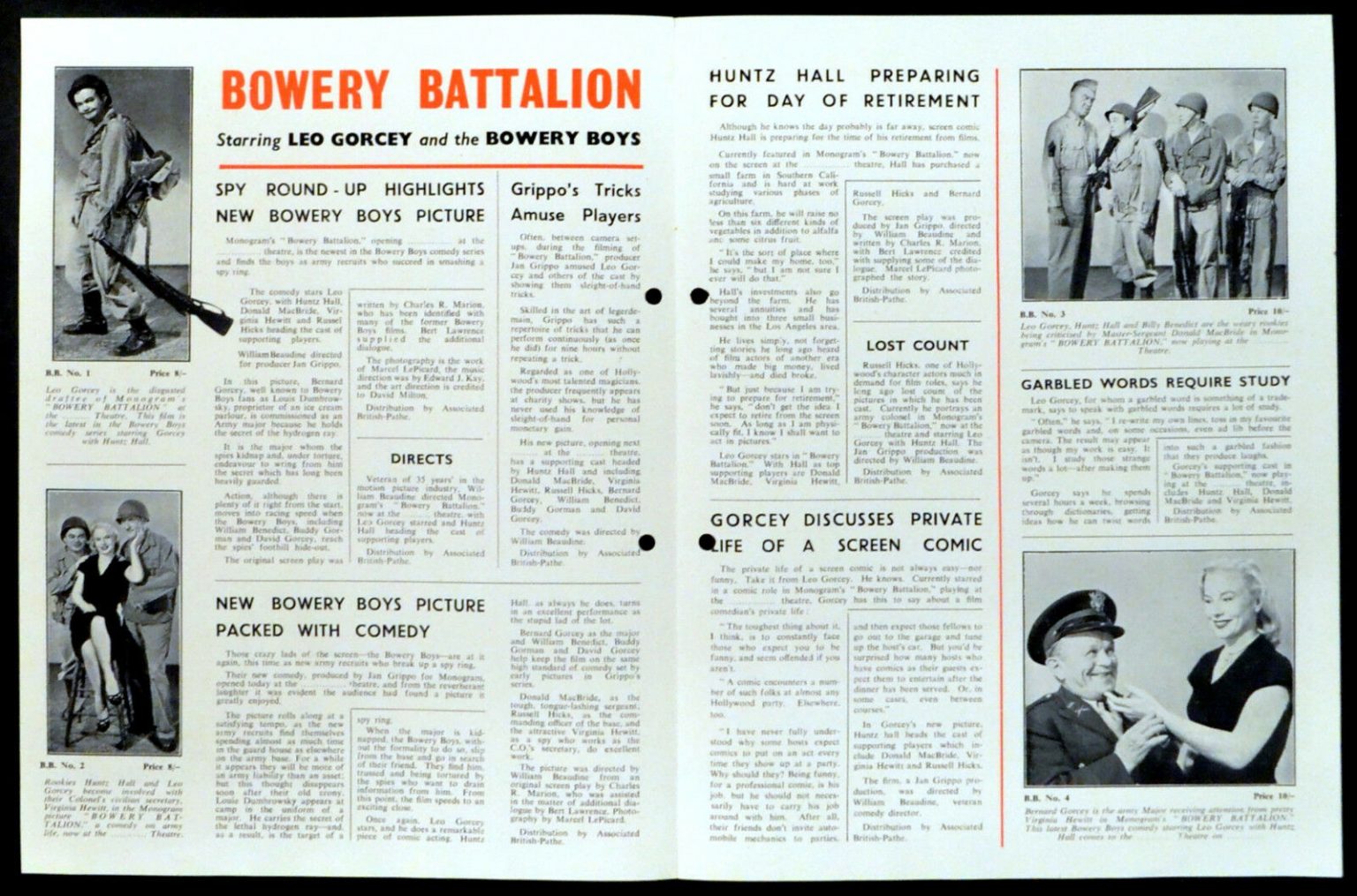 BOWERY BOYS | Rare Film Posters