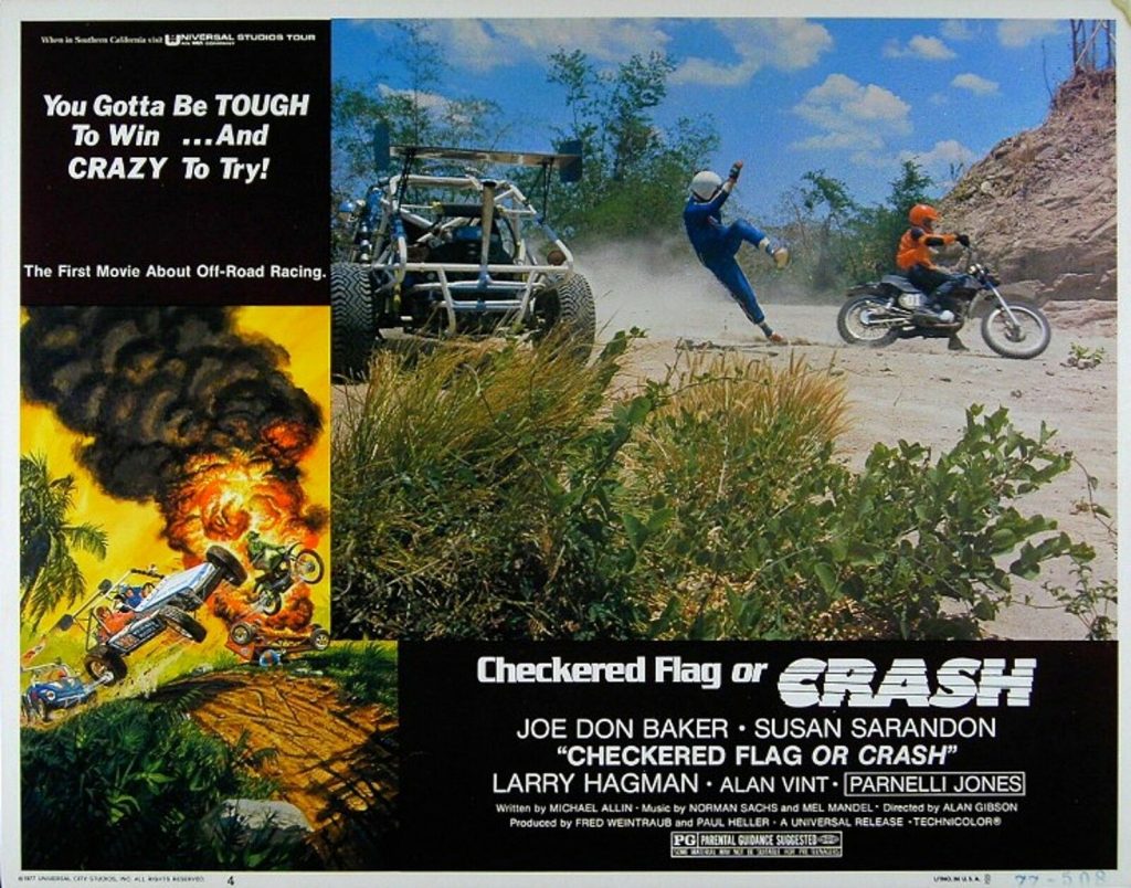 CHECKERED FLAG OR CRASH | Rare Film Posters