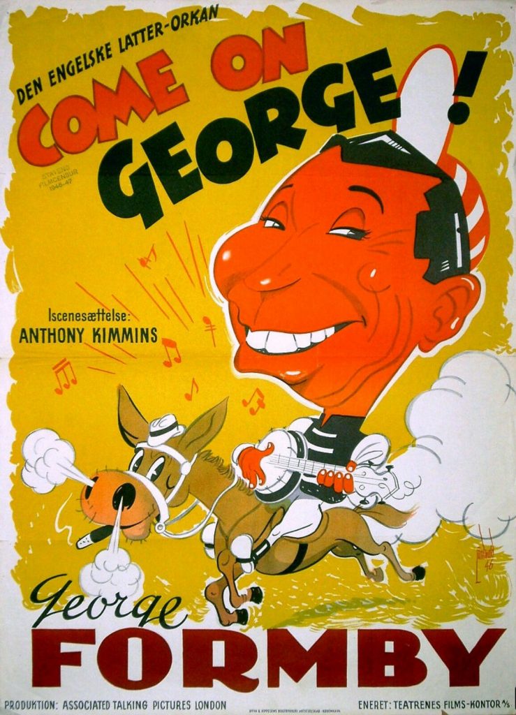 COME ON GEORGE | Danish George Formby Poster