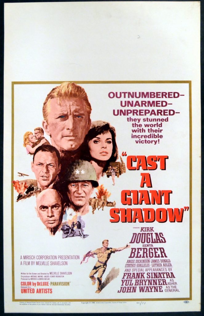 CAST A GIANT SHADOW | Rare Film Posters