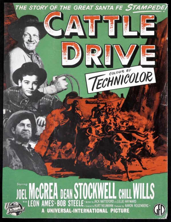 CATTLE DRIVE | Rare Film Posters