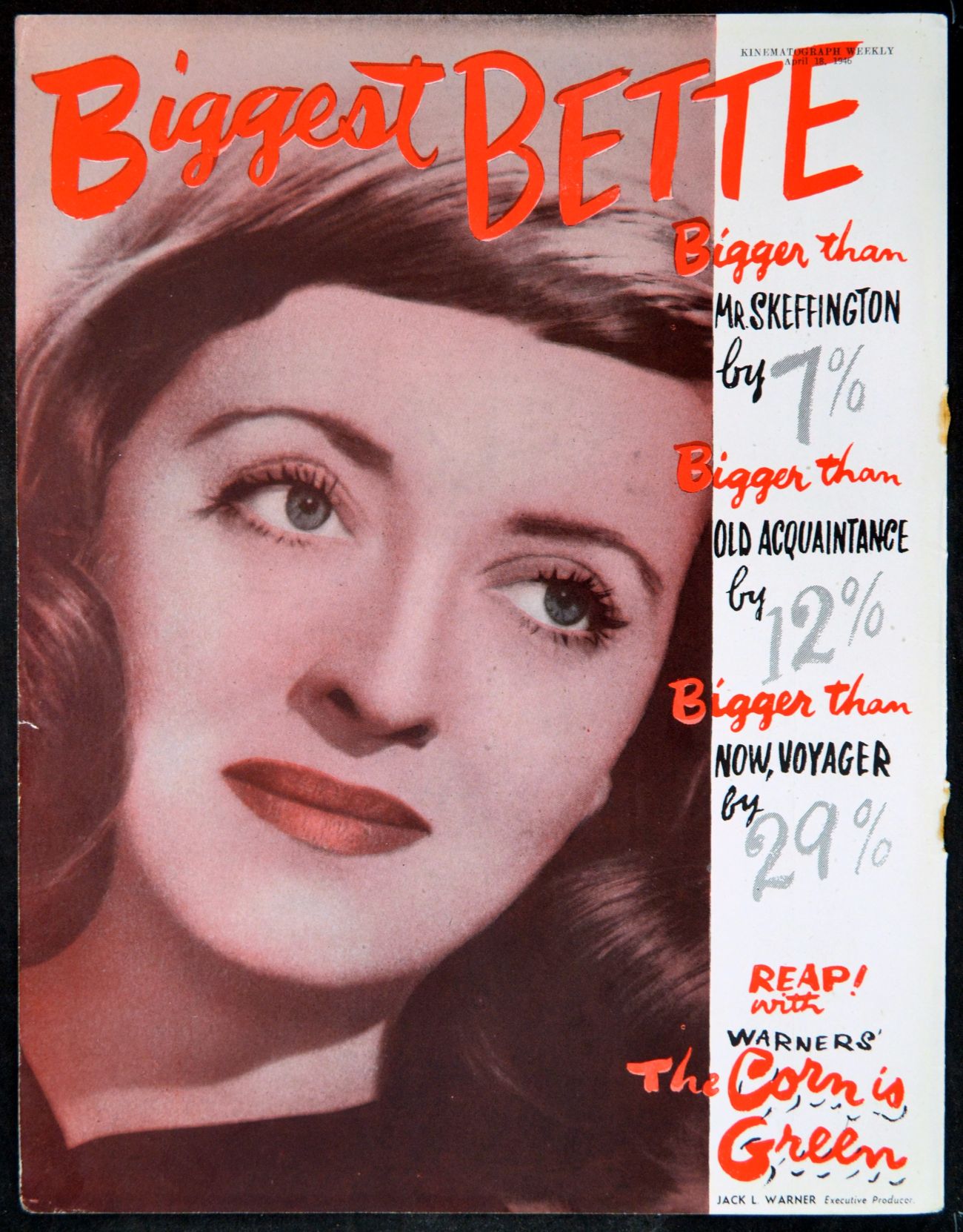 CORN IS GREEN | Rare Film Posters