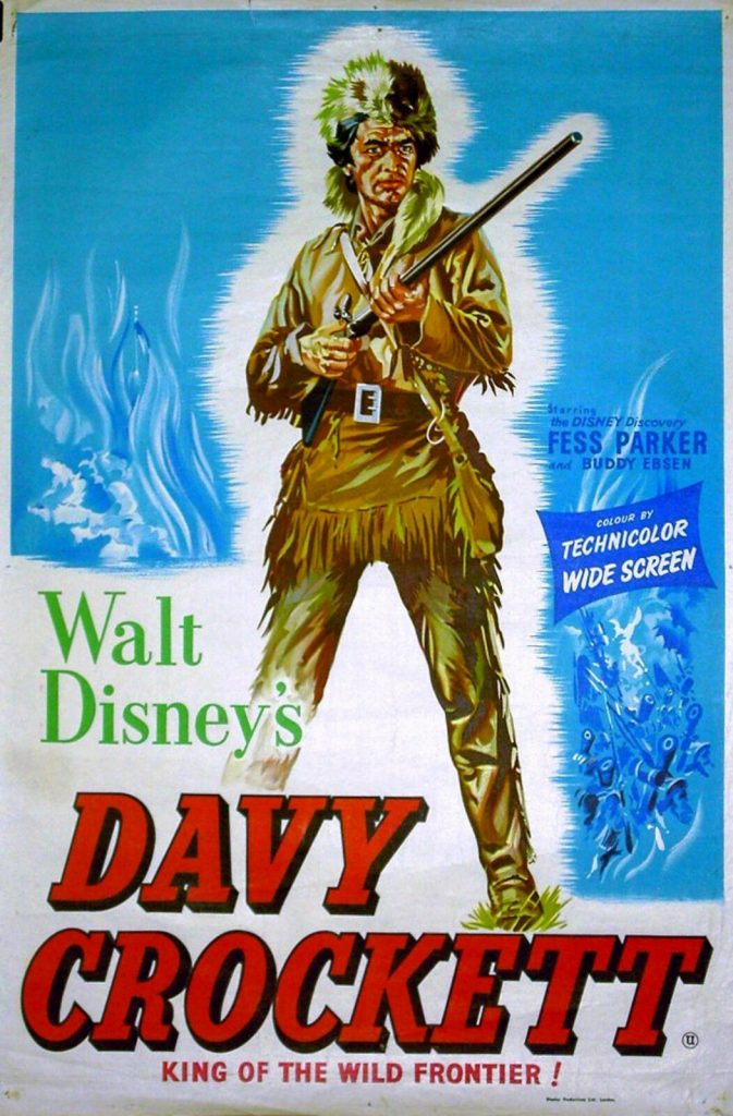 DAVY CROCKETT KING OF THE WILD FRONTIER! | British Poster