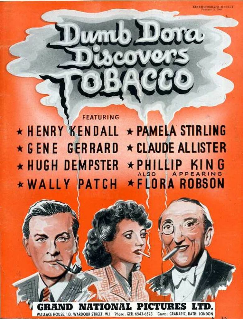 DUMB DORA DISCOVERS TOBACCO | Rare Film Posters