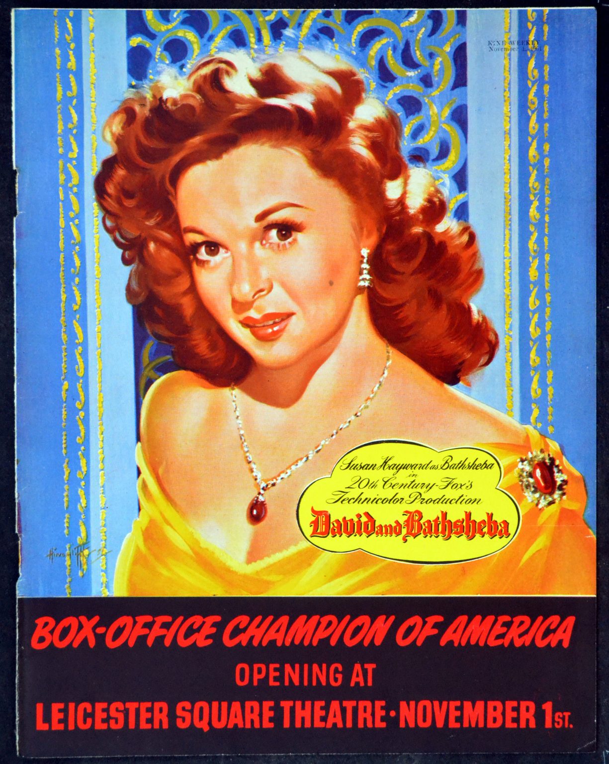 DAVID AND BATHSHEBA | Rare Film Posters