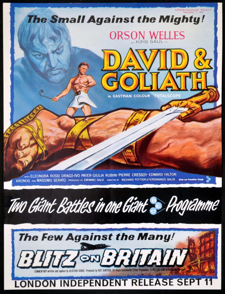 DAVID AND GOLIATH | Rare Film Posters