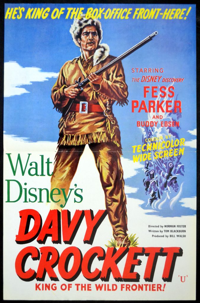 DAVY CROCKETT KING OF THE WILD FRONTIER! | Rare Film Posters