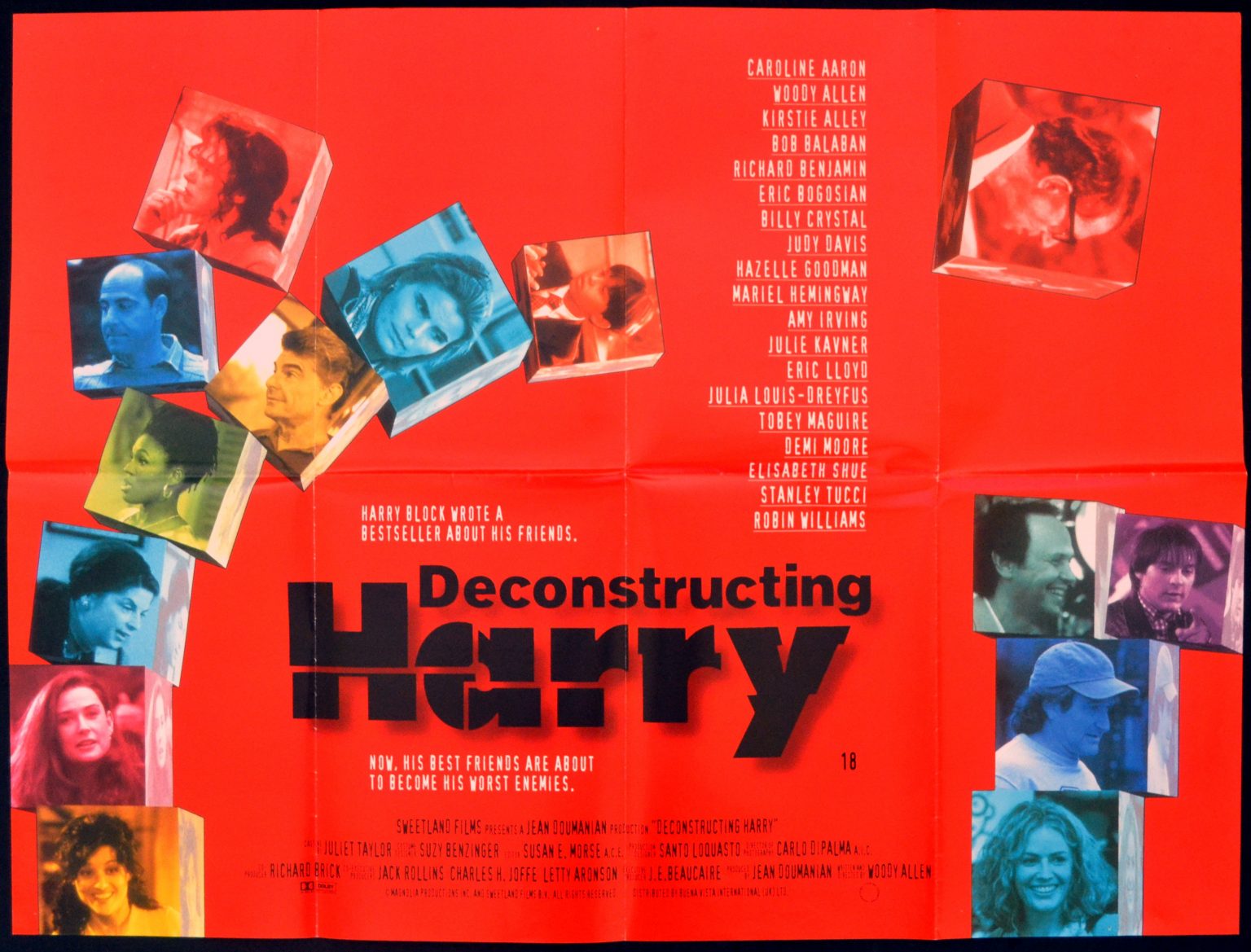 DECONSTRUCTING HARRY | Rare Film Posters
