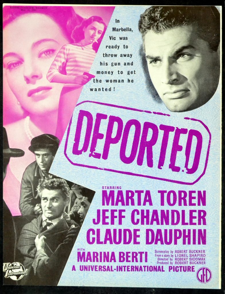 DEPORTED | Rare Film Posters