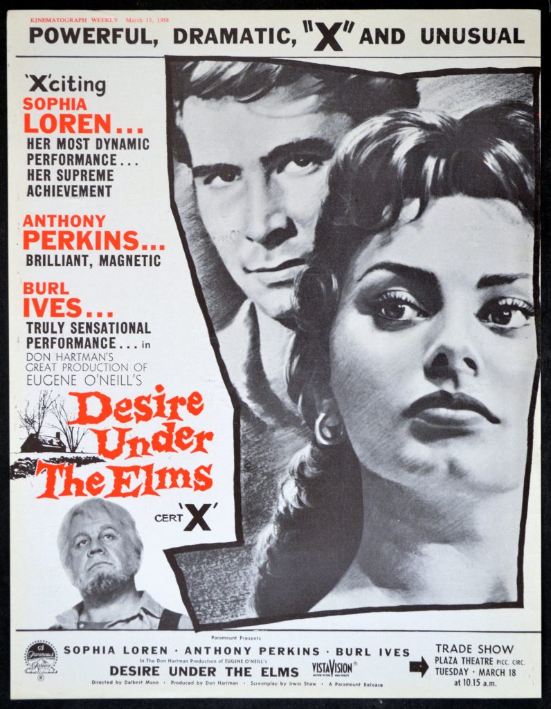 DESIRE UNDER THE ELMS | Rare Film Posters