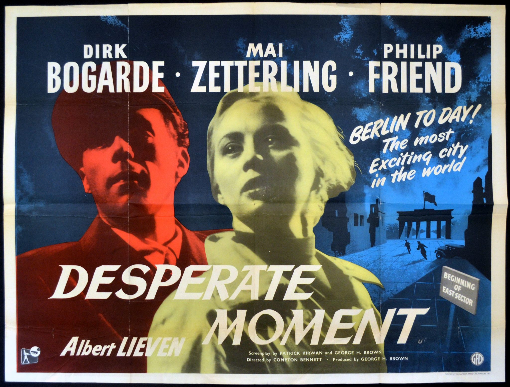 DESPERATE MOMENT | British Eric Pulford Quad Poster