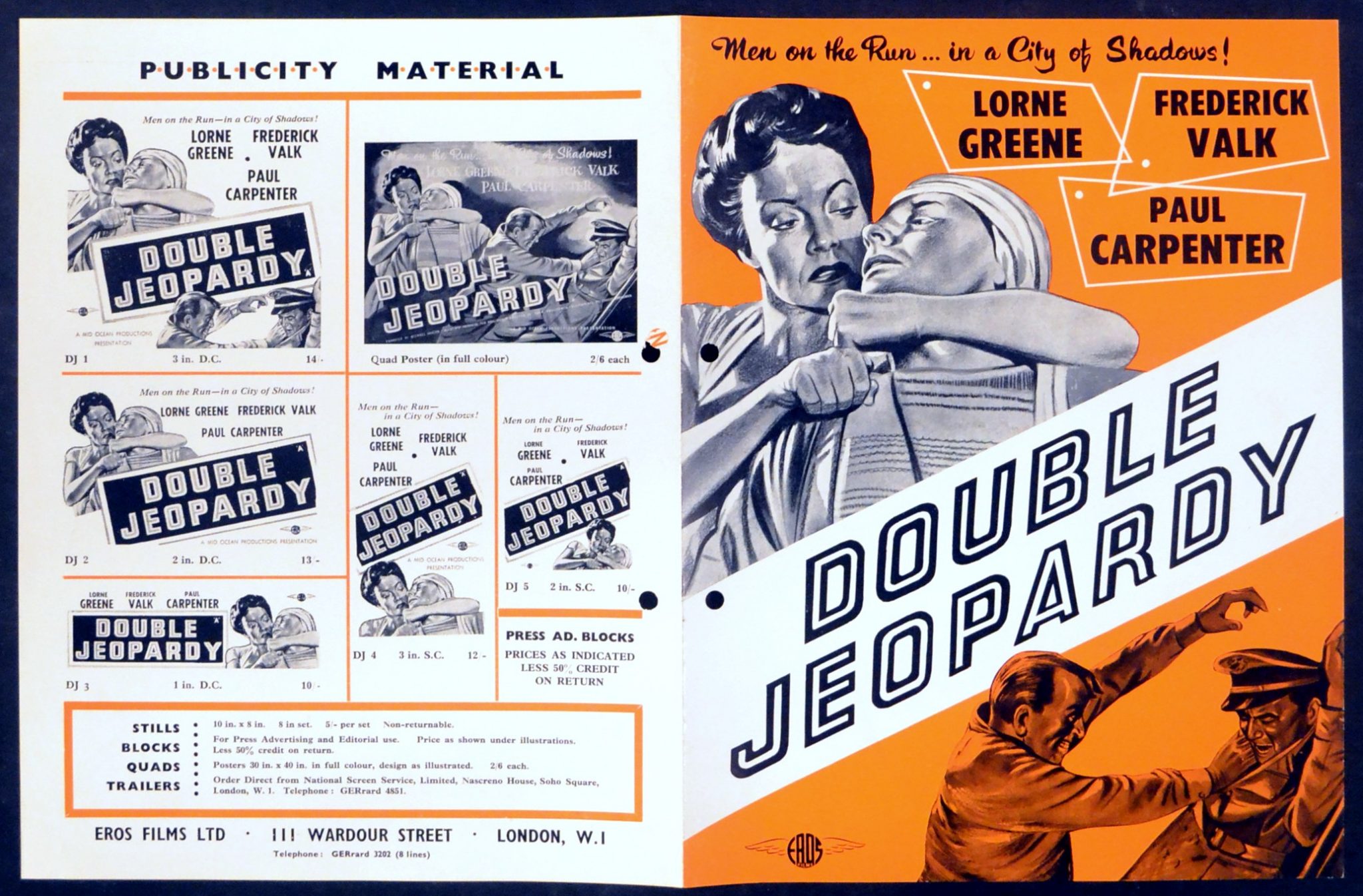 DOUBLE JEOPARDY | Rare Film Posters