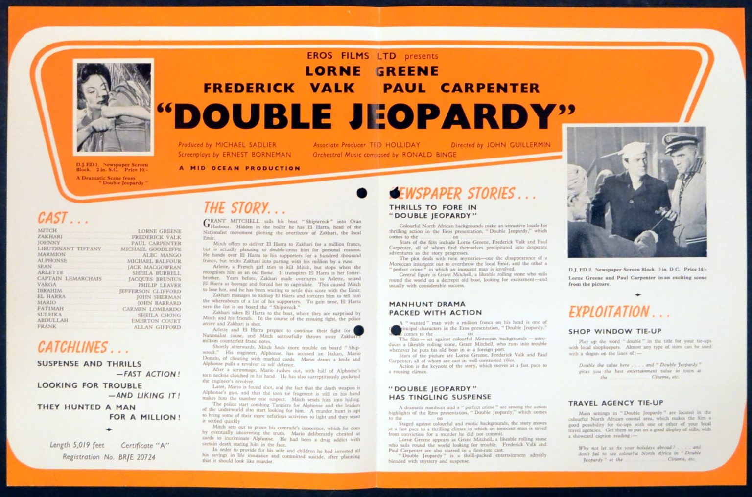 DOUBLE JEOPARDY | Rare Film Posters