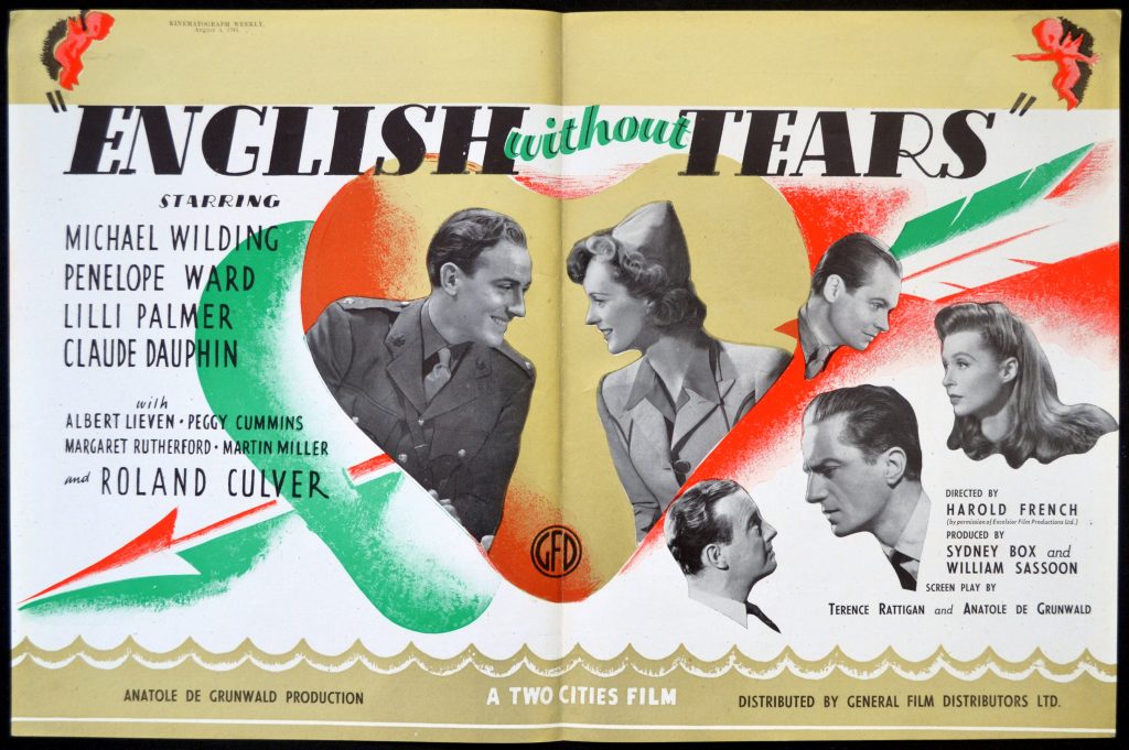 ENGLISH WITHOUT TEARS | Rare Film Posters