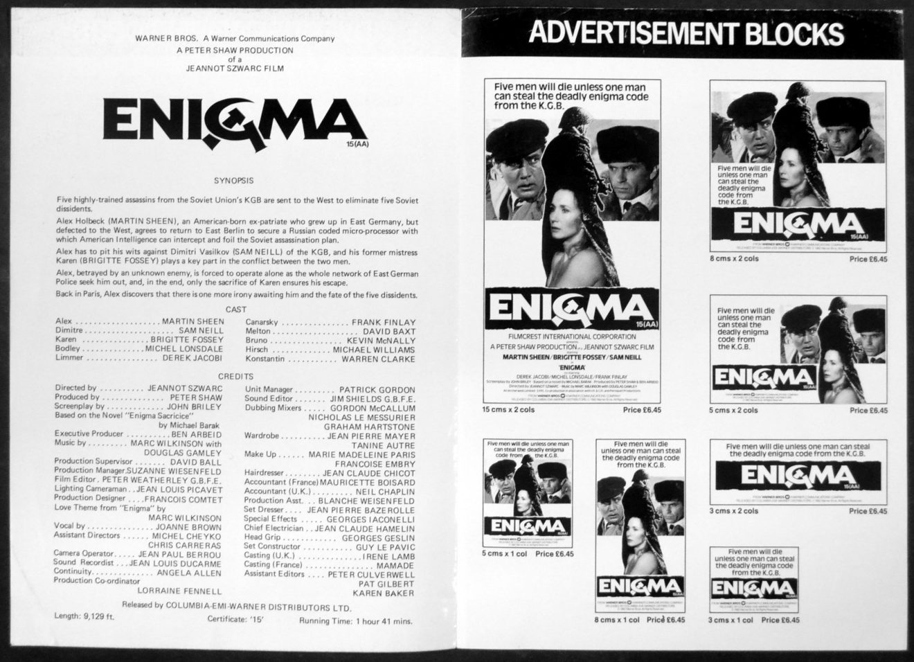 ENIGMA | Rare Film Posters