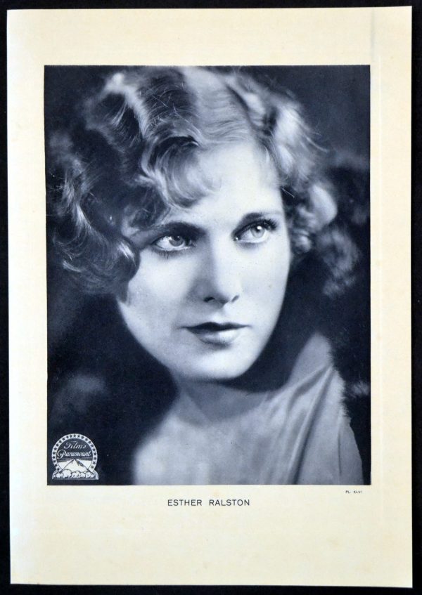 ESTHER RALSTON | Rare Film Posters