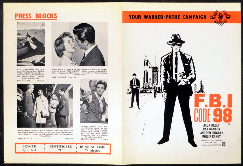 F.B.I. CODE 98 | Rare Film Posters