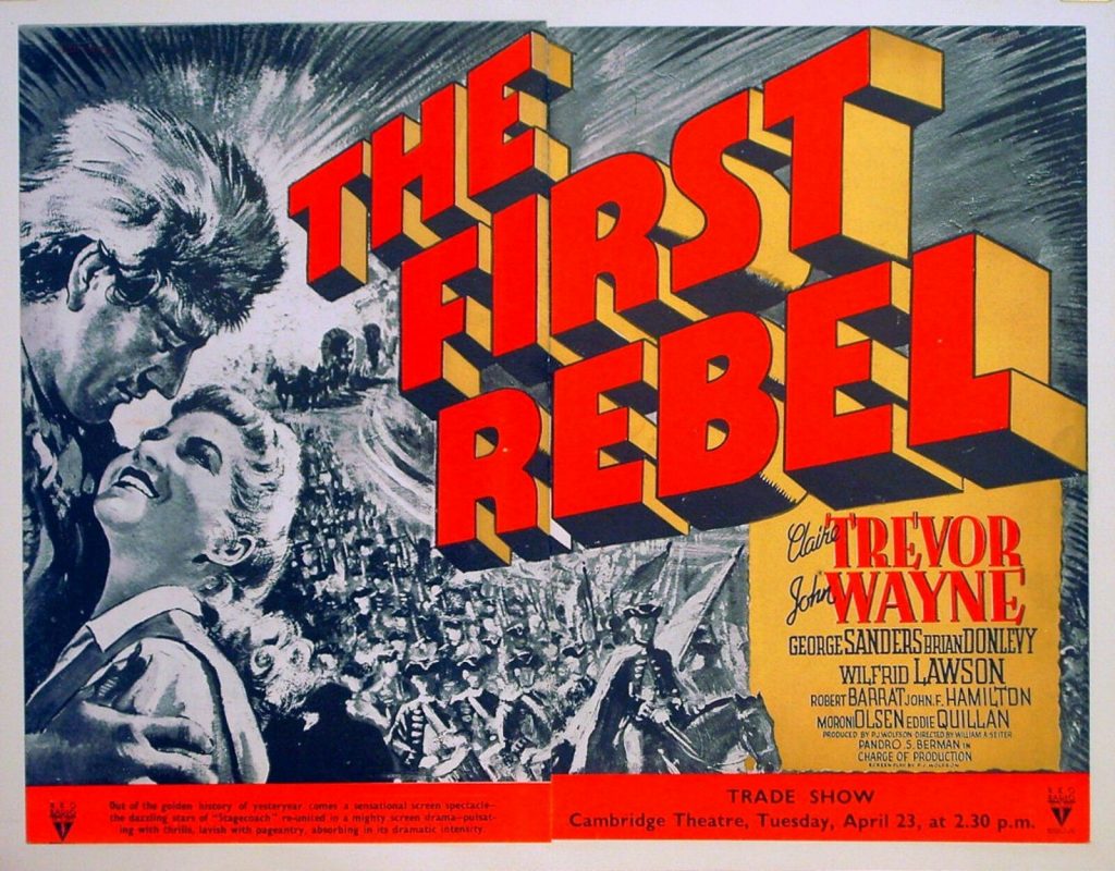 FIRST REBEL | Rare Film Posters