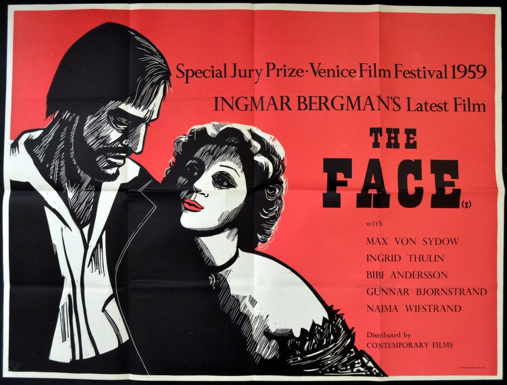 FACE | British Peter Strausfeld 30 inch x 40 inch Quad Film Poster
