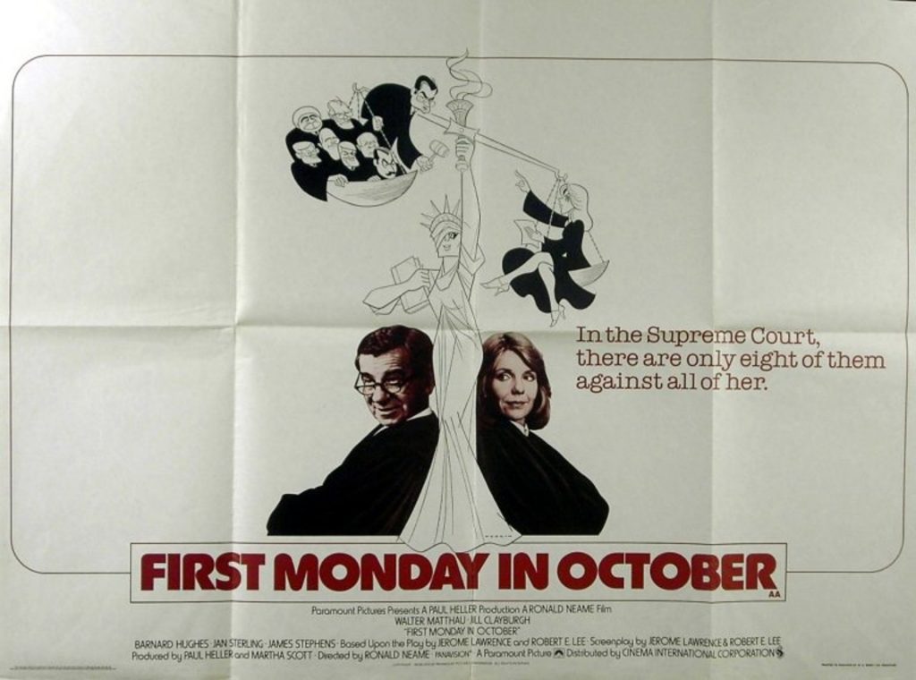 FIRST MONDAY IN OCTOBER | Rare Film Posters