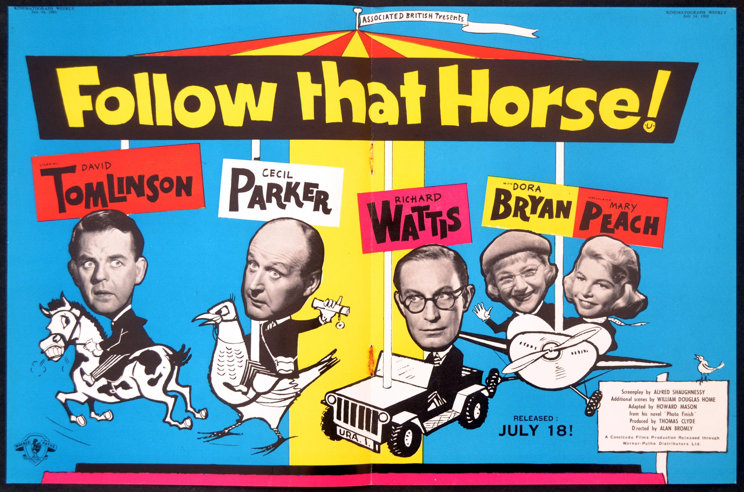 FOLLOW THAT HORSE Rare Film Posters FOLLOW THAT HORSE Rare Film Posters