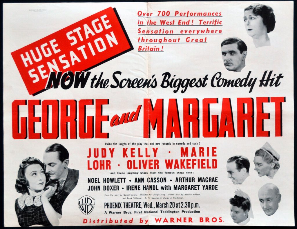 GEORGE AND MARGARET | Rare Film Posters