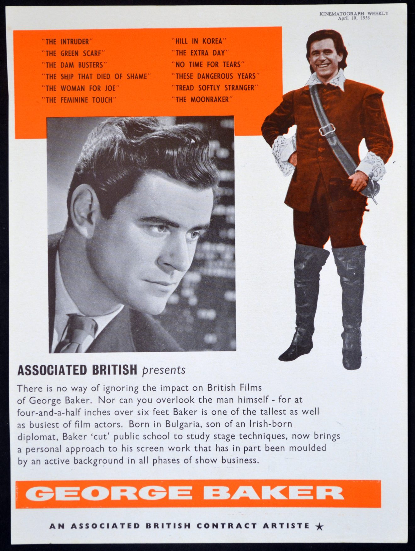 GEORGE BAKER | Rare Film Posters