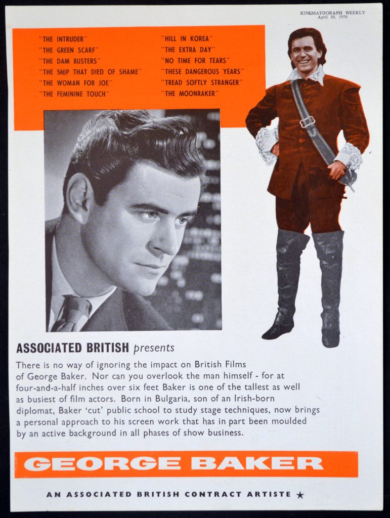 GEORGE BAKER | Rare Film Posters