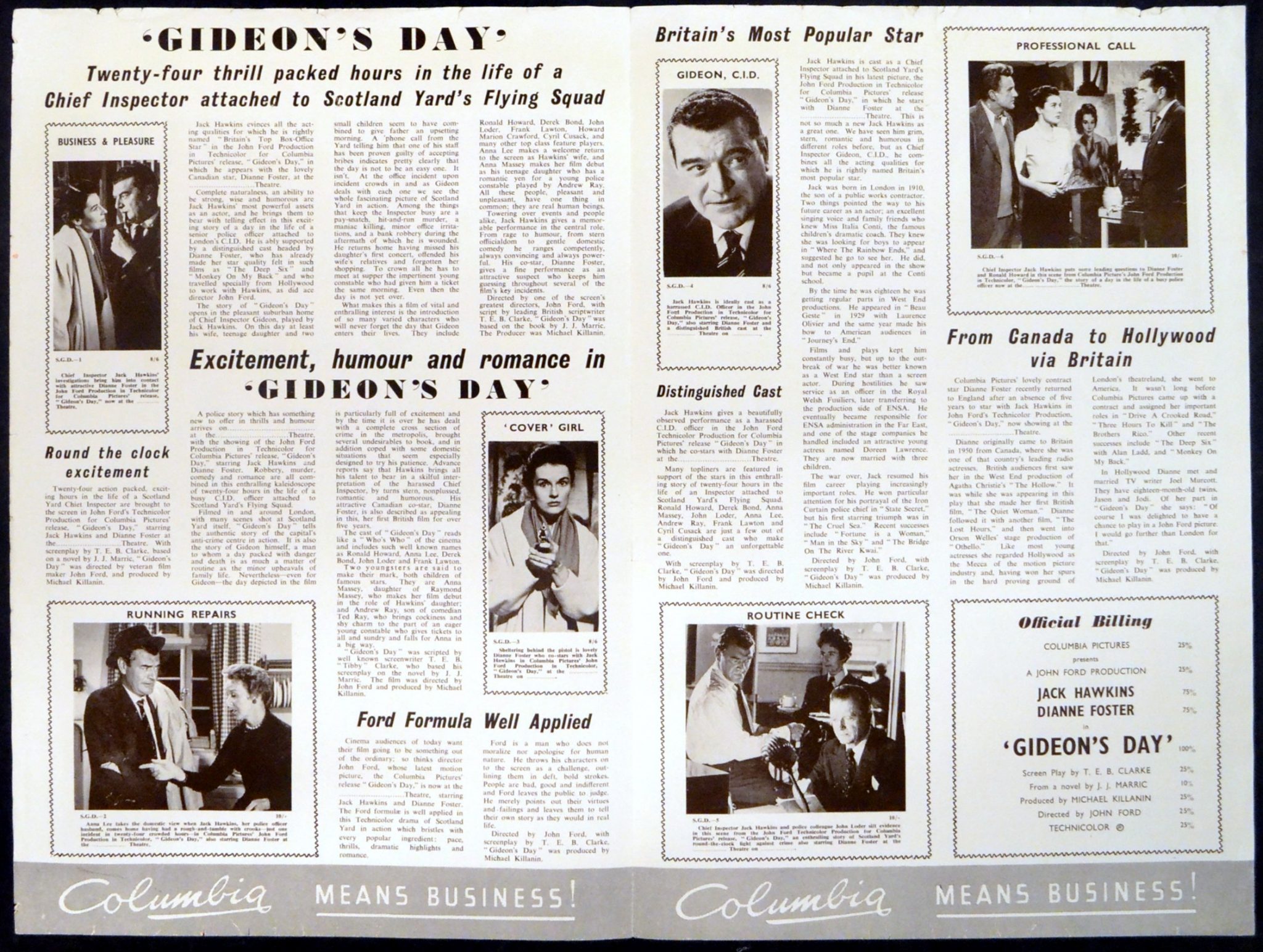 GIDEON’S DAY | Rare Film Posters