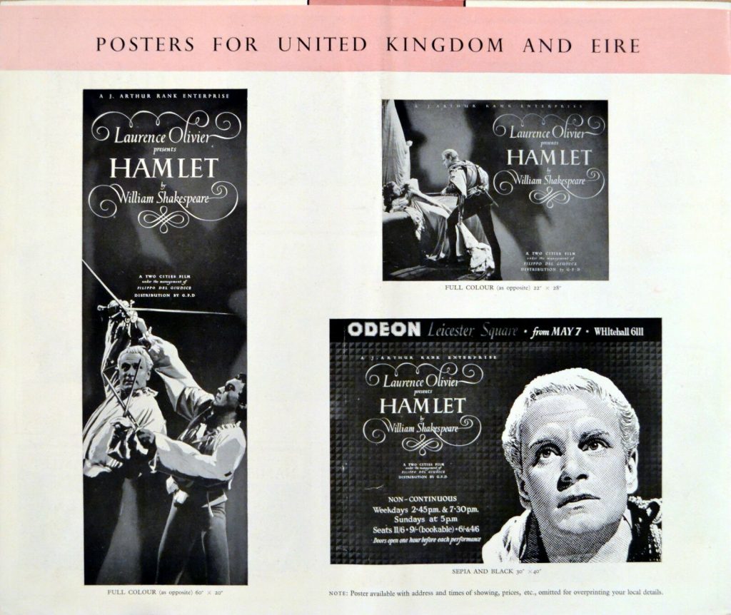 HAMLET | Rare Film Posters