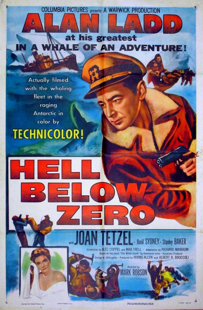 HELL BELOW ZERO | Rare Film Posters