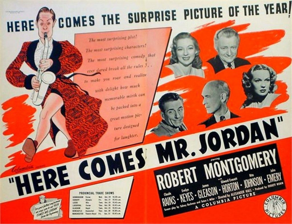 HERE COMES MR. JORDAN | British Trade Advertisement