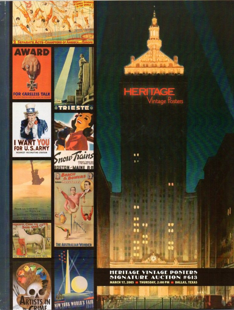 HERITAGE VINTAGE POSTERS SIGNATURE AUCTION | Rare Film Posters
