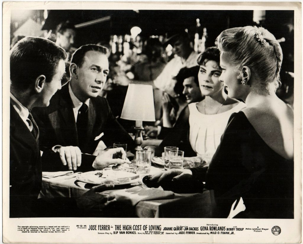 HIGH COST OF LOVING | Rare Film Posters