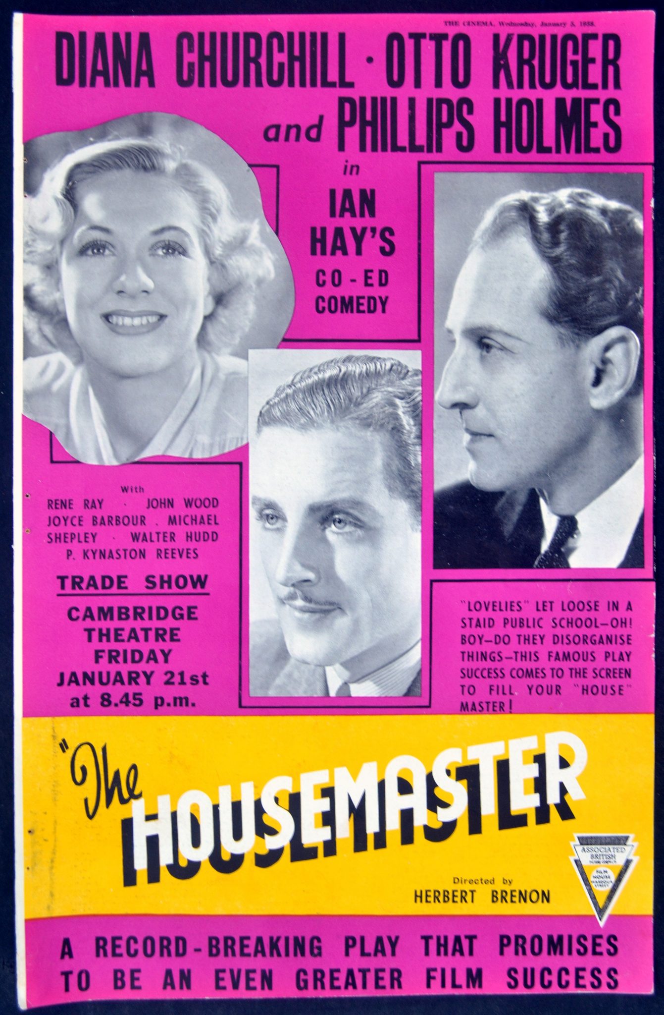HOUSEMASTER | Rare Film Posters