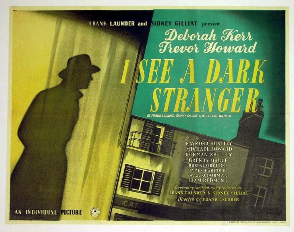 I SEE A DARK STRANGER | British 22 inch x 28 inch Half Sheet Poster