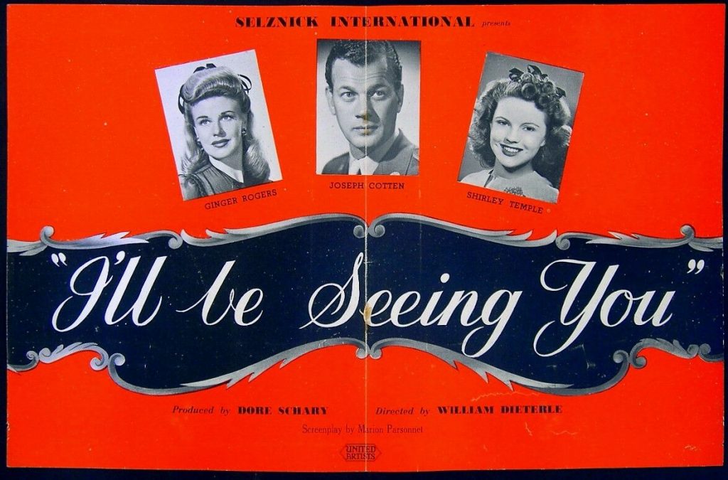 I'LL BE SEEING YOU | Rare Film Posters