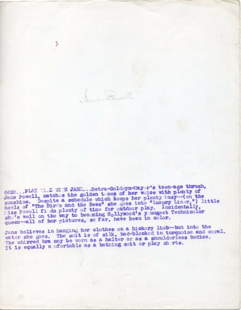 JANE POWELL | Rare Film Posters