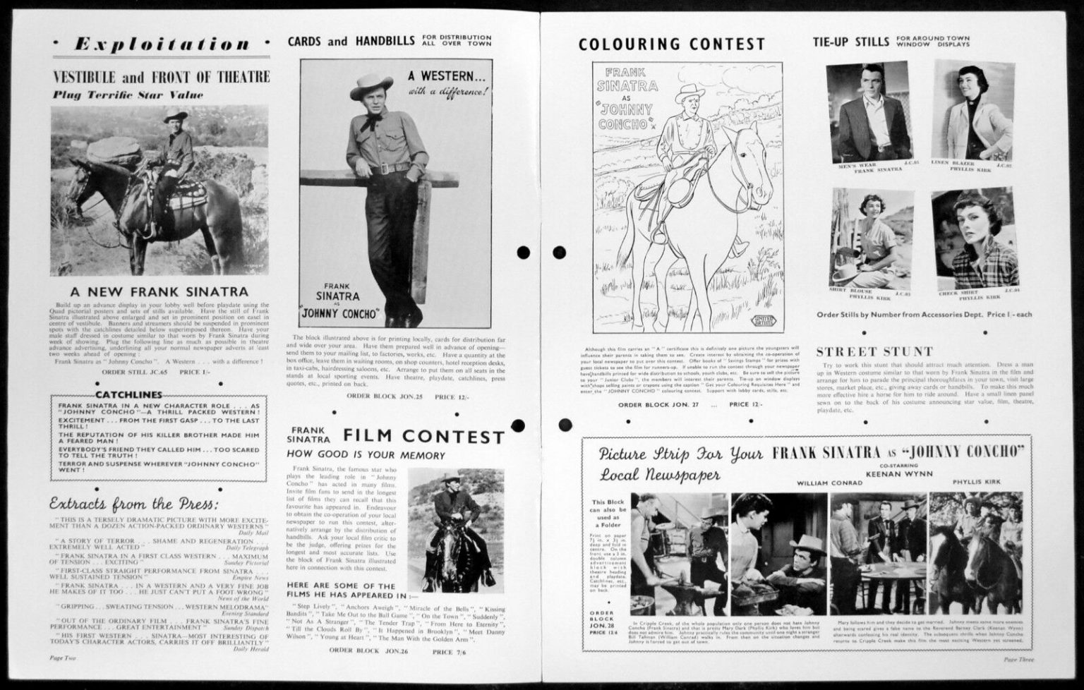 JOHNNY CONCHO | Rare Film Posters